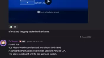 PS4 Vue Hack Exploit 9.00 - 13.00 - PS4 News - psXtools.de Community